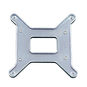 GENNEL Metal LGA1700 Motherboard Backplate, CPU Radiator Base Heatsink Mounting Backplane for Intel LGA 1700