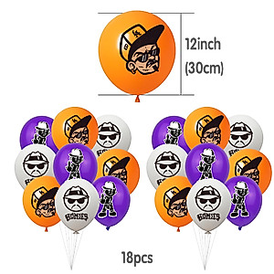 Cartoon Birthday Party Supplies, Cartoon Party Including Cake Caps, Cupcake Caps, Flags, Latex Balloons, It is Very Suitable for Boy's and Girl Themed Birthday Party Supplies