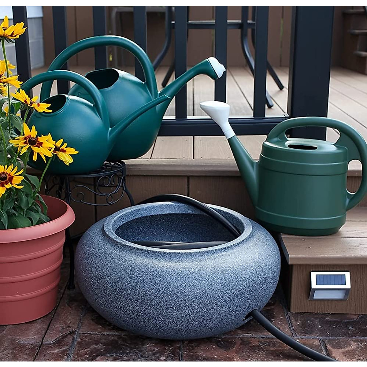 The HC Companies 2 Gallon Standard Watering Can, Green