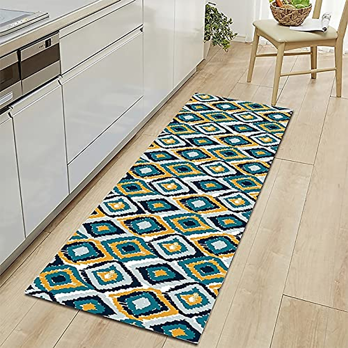 OPLJ Home Entrance Door mat Floor mat Modern Bedroom Living Room Floor mat Kitchen Carpet Floor mat A15 60x180cm