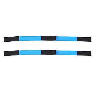 Camidy Team Game Fastening Tape,Ribbon Elastic Cooperative Legged Race Band Outdoor Birthday Team-Building Party Group Game