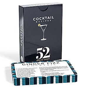 52 Cocktail & Mixed Drink Recipes Flash Cards – Simple & Easy Step Instructions & Tricks – Comprehensive Mixology Concoction Guide & Ingredient List – Master the Entertaining Art - Home Made Bartender