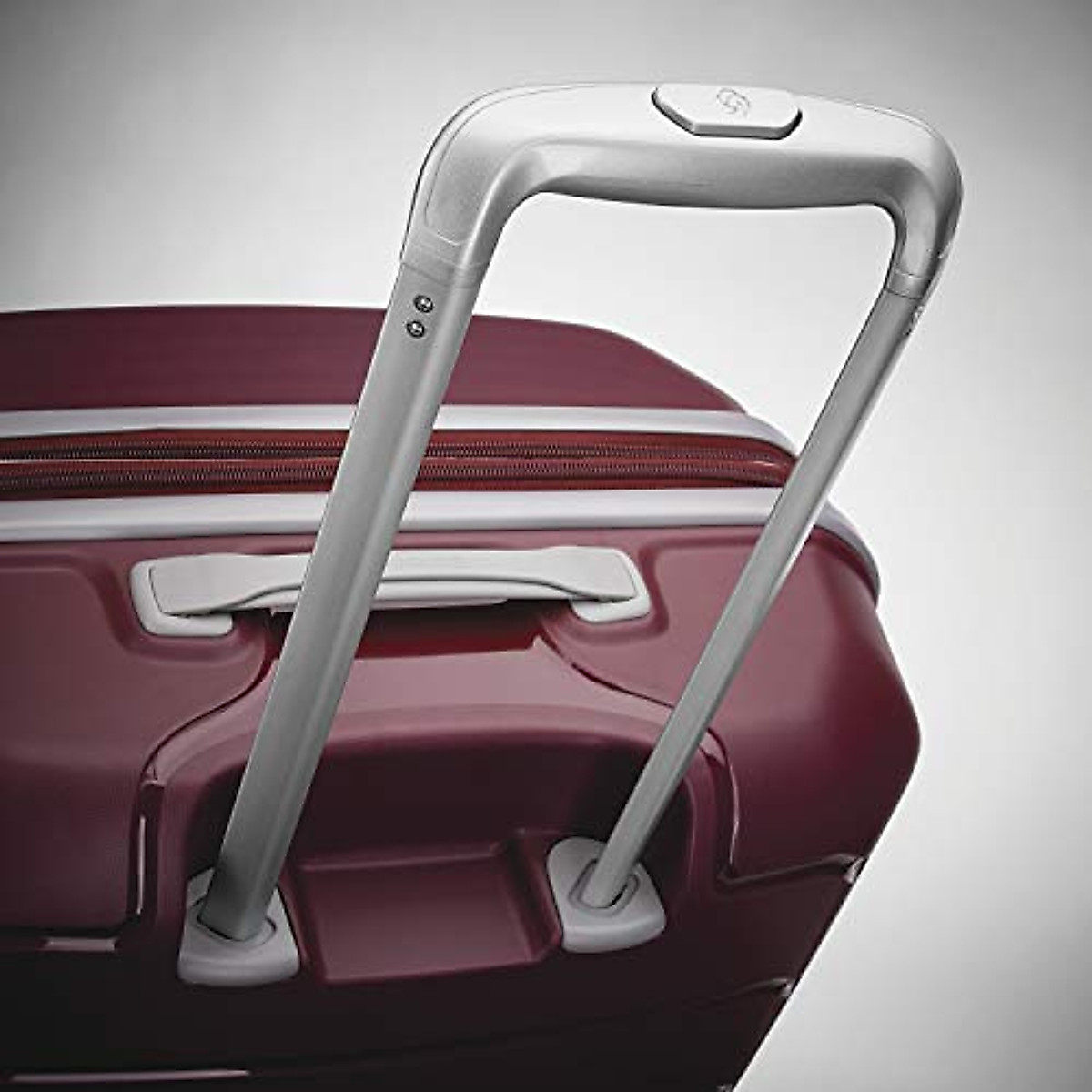 Samsonite Freeform Hardside Expandable with Double Spinner Wheels, Checked-Medium 24-Inch, Merlot