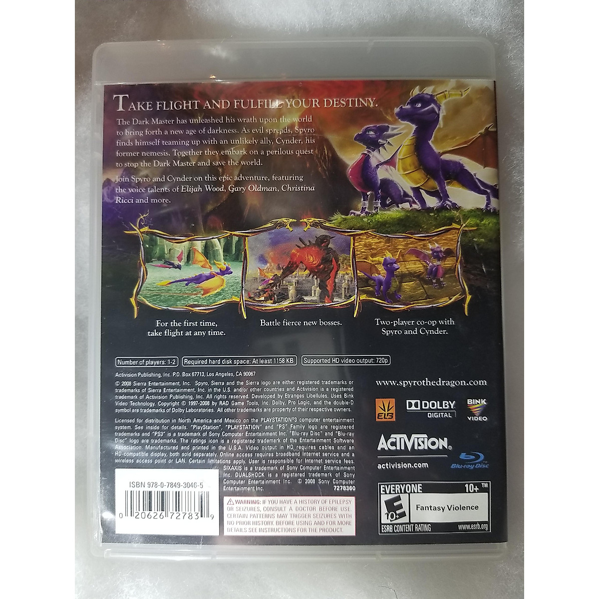 Legend of Spyro: Dawn of the Dragon - Playstation 3
