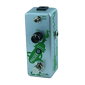 CNZ Audio Phaser Guitar Effects Pedal, True Bypass