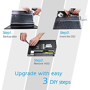 Silicon Power 480GB SSD S55 TLC (SLC Cache Performance Boost) SATA III 2.5" 7mm (0.28") Internal Solid State Drive- Free-download SSD Health Monitor Tool Included (SP480GBSS3S55S25AE)