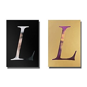 LALISA LISA First Single Album (SET (BLACK + GOLD VER.)), 17.8 x 25.7 x 3.2 cm, (YGP0093)