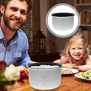 1pc Cooker Inner Pot Rice Cooker inside Pot Non Stick Pressure Cooker Pot Baking Cake Pot Mold Cooking Pots Rice Cooker Inner Pot for Home Kitchen