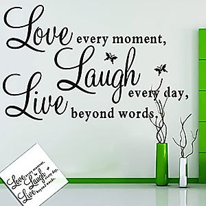 Sunflower 3D Yellow Flower Wall Stickers Decals, Removable Laugh Flowers Butterfly Wallpaper Decor, DIY Art Mural for Kids Room Nursery Classroom Bedroom Home Decoration