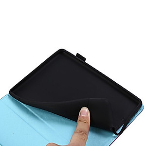 Smart Case for Kindle Paperwhite, Newshine Leather Flip Stand Magnetic Wallet Case with Card Slots for Amazon Kindle Paperwhite E-reader 6" (Fits 2012, 2013, 2014, 2015 Versions) - Plum Flower