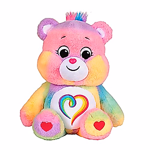Basic Fun Care Bears | Togetherness Bear 35cm Medium Plush | Collectable Cute Plush Toy, Cuddly Toys for Children, Soft Toys for Girls Boys, Cute Teddies Suitable for Girls and Boys Ages 4 22077