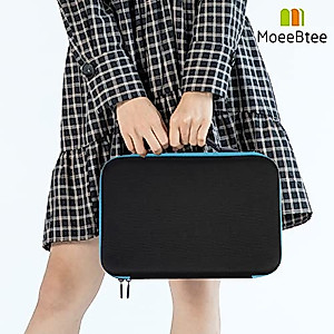 MoeeBtee Diamond Painting Storage Containers, 60 Slots Diamond Painting Accessories and Tools Portable Diamond Painting Organizer, Diamond Art Storage Case Jewelry Beads Storage Box - Blue