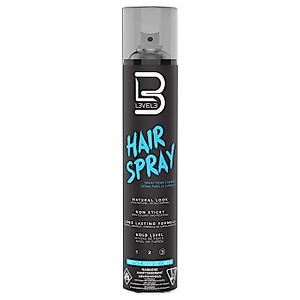 L3 Level 3 Hair Spray - Long Lasting and Strong Hold Hair Spray - Great for Men and Women - Level Three - Suitable for All Hair Types