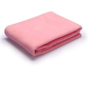 Umanac Baby Waterproof Crib Sheet | Coral, Medium (27.5 in x 39 in) - Bed Pad, Bed Wetting Mattress Pad, Washable, Reusable Incontinence Underpad Sheet Protector for Toddler, Children and Adult