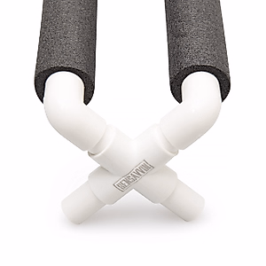 BENSAVVIN Crafting Cup Cradle - Foam Rest with Measuring Tape, Easy Assembly for Precision Vinyl, Pointing and Etching, White, Black