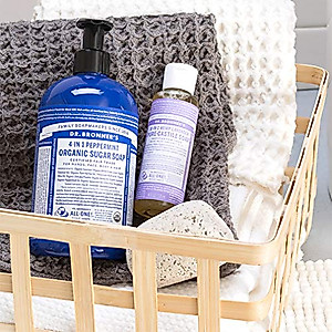 Dr. Bronner's - Pure-Castile Liquid Soap (4 Ounce Variety Pack) Peppermint, Lavender, Tea Tree, Eucalyptus, Almond - Made with Organic Oils, 18-in-1 Uses: Face, Body, Hair, Laundry, Pets and Dishes
