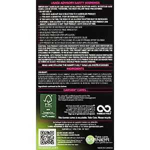 Garnier Olia Oil Powered Permanent Haircolor, 3.16 Darkest Violet (Packaging May Vary)