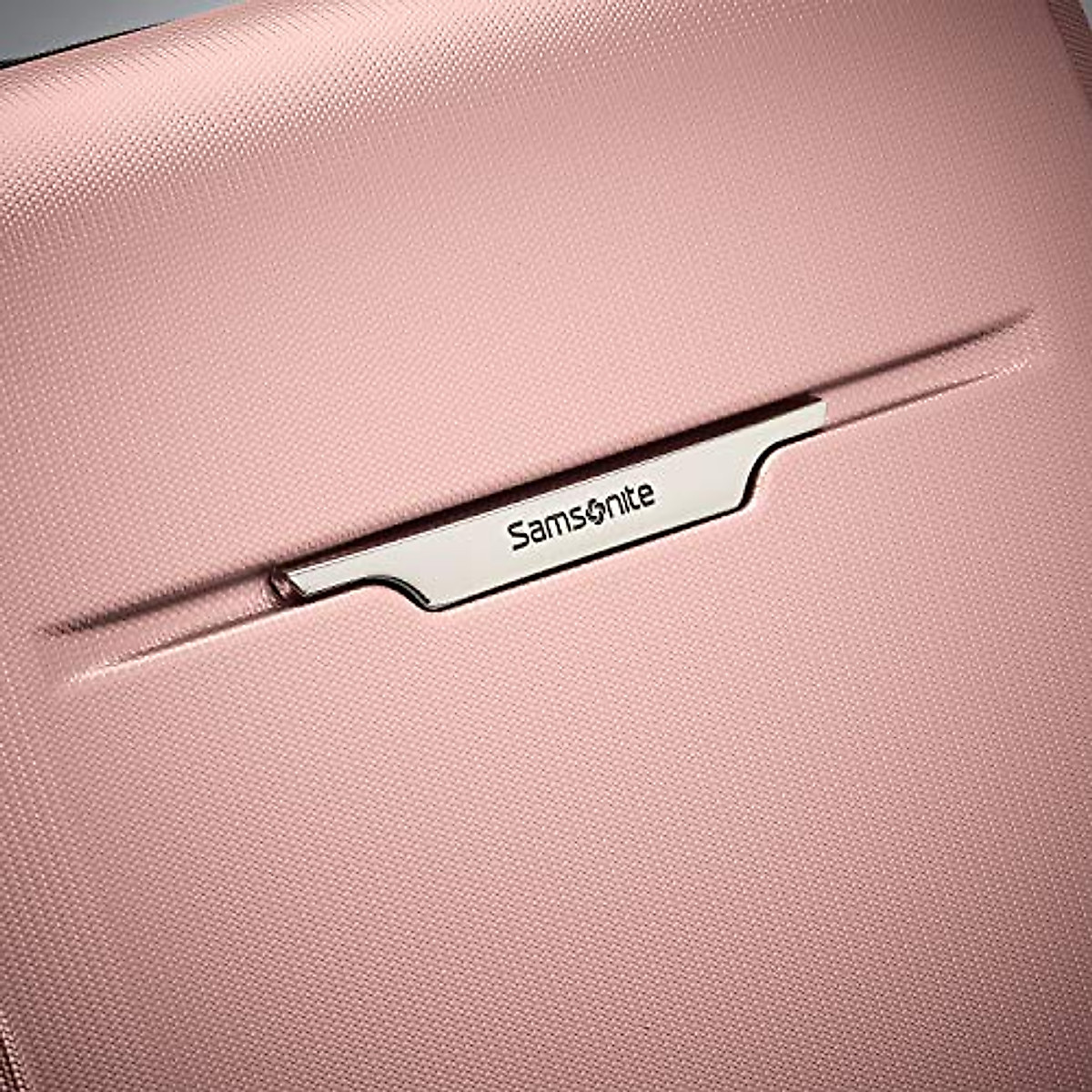 Samsonite Winfield 3 DLX Hardside Expandable Luggage with Spinners, Checked-Medium 25-Inch, Rose