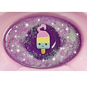 BABY born Magic Potty Doll Pees Glitter & Poops Surprise Charms, Purple Eyes