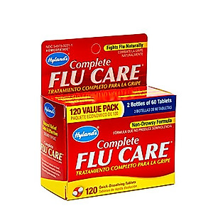 Cold and Flu Like Symptoms Medicine, Hyland's Complete Flu Care, Homeopathic Remedy, 120 tablets