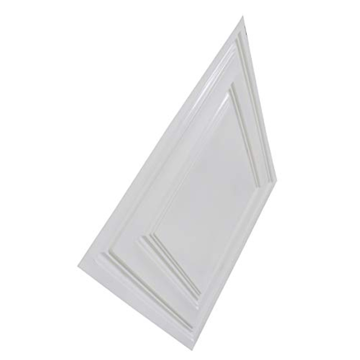 From Plain To Beautiful In Hours 232 Economy PVC Lay-in Ceiling Tile 2 ft. x 2 ft., White, 10 Pack