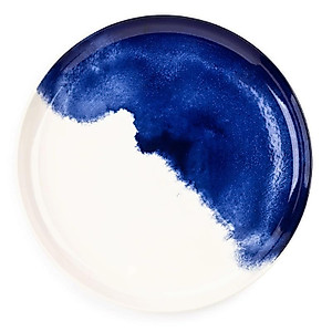 TBGFPO Dinnerware Drip Stoneware 12 Piece Set Dishes and Plates Sets Dinnerware Set Round Dish Set Tableware Combination (Color : E, Size : As Shown)