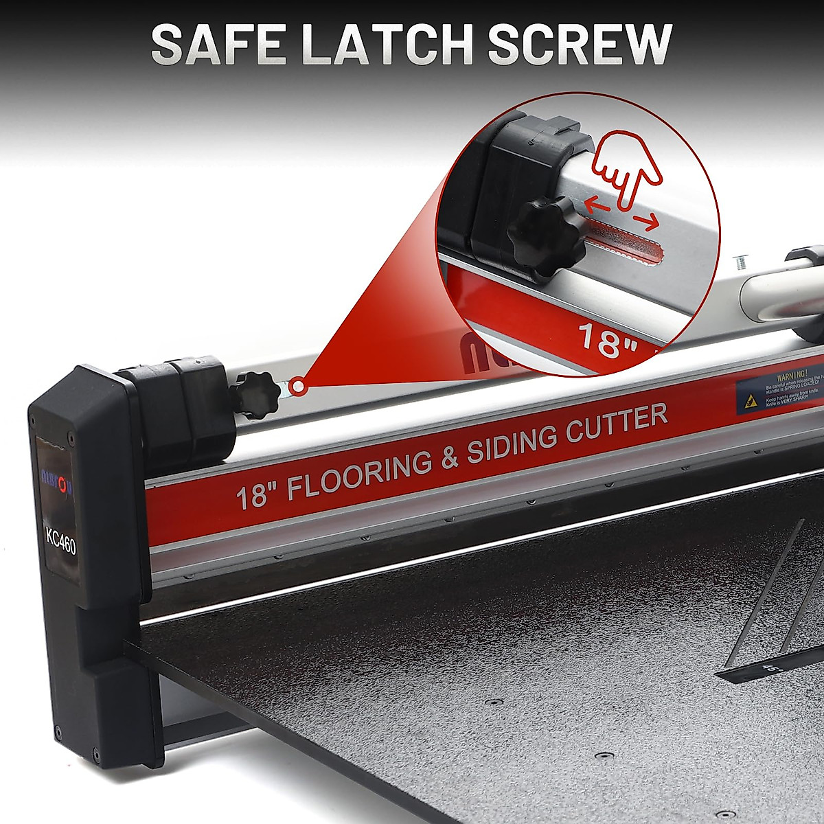 NLBFOU Flooring Cutter 18",Cuts Vinyl Plank,Laminate,Siding,Rubber Floor,VCT,LVT,SPC,PVC,LVP,WPC and more