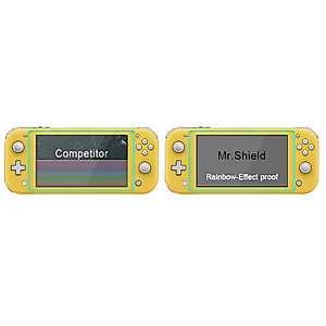 Mr.Shield [3-PACK] Designed For Nintendo Switch Lite [Tempered Glass] Screen Protector [0.3mm Ultra Thin 9H Hardness 2.5D Round Edge] with Lifetime Replacement