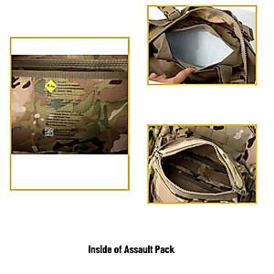 MT Military Army MOLLE 2 Tactical Assault Backpack, Rifleman 3 Day Pack, Medium Rucksack (Assault Pack UN)