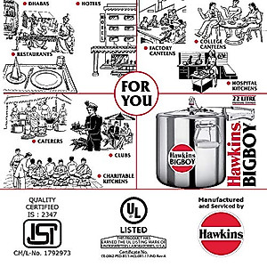 Hawkings Bigboy Aluminium Pressure Cooker