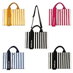 Canvas Tote Bag for Women Mom Teen Girl Friend Birthday New Year Back to School Beach Fashionable Cute design (BLACK)