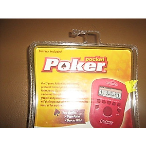 2006 Mattel, Inc. Radica Pocket Poker Draw Poker & Deuces Wild LCD Handheld #17008