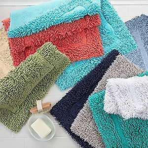 Martex Ringspun Soft Plush Absorbent Non Slip Bath Rug for Bathroom Machine