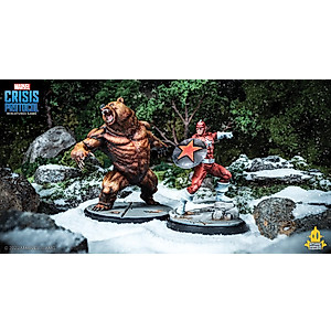 Atomic Mass Games Marvel: Crisis Protocol Red Guardian & Ursa Major Character Pack - Winter Guard Powerhouses, Tabletop Superhero Game, Ages 14+, 2 Players, 90 Minute Playtime, Made