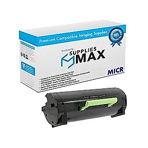 SuppliesMAX Compatible Replacement for MicroMICR Corp MICR-TLN-501 MICR Toner Cartridge (5000 Page Yield) - Replacement to Lexmark 50F0HA0 / 50F1H00