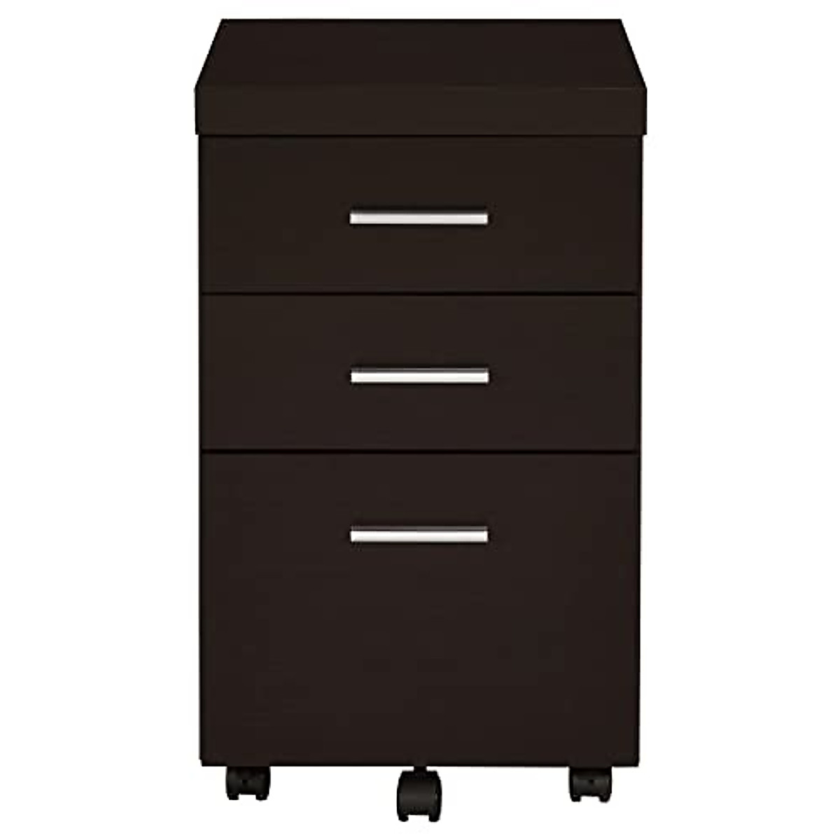 Coaster Home Furnishings Skylar 3-Drawer Mobile Storage Cabinet Cappuccino