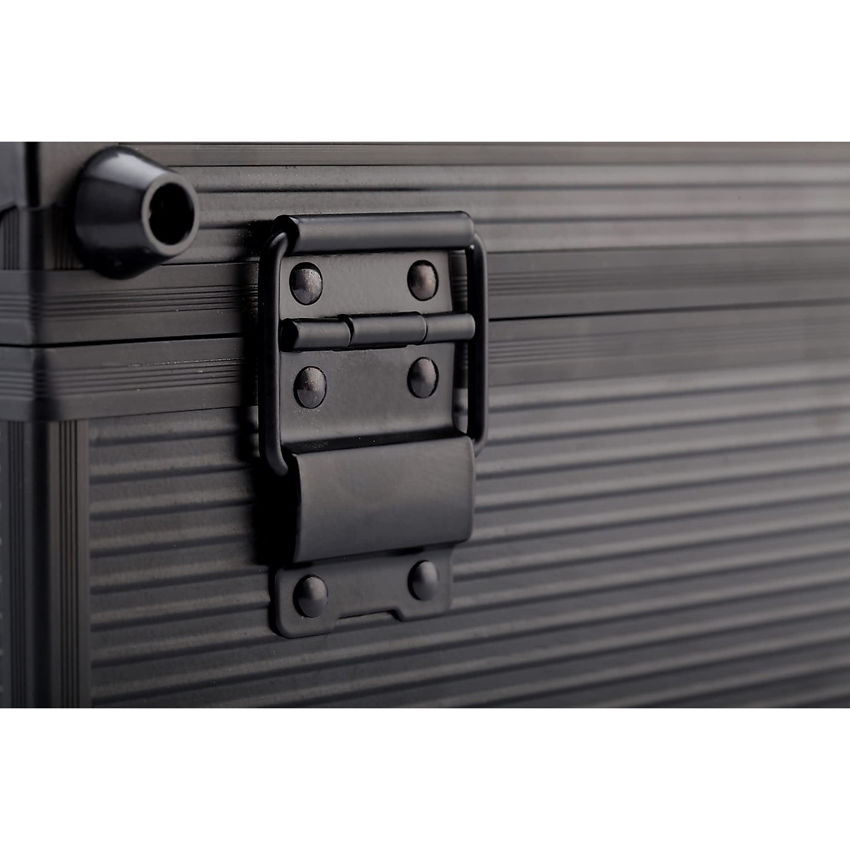 Black Metal Storage Case for TCG, Deck Box, MTG, Magic, FaB, Yugioh, Trading Cards, toploader, EDH, Commander, PTCG, TCG