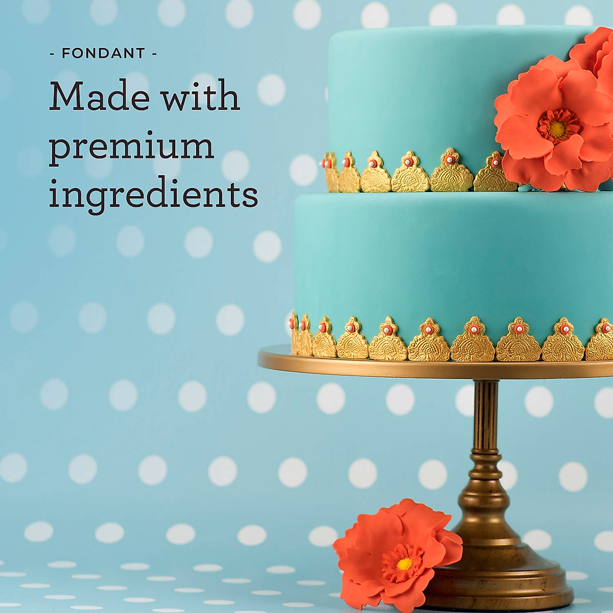 Satin Ice White Fondant, Vanilla, 4.4 Ounces