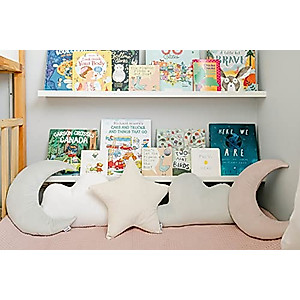 Ullabelle Decorative Pillow, Decorative Nursery Pillow, Playroom Décor, Cute Throw Pillows (Pink Moon)