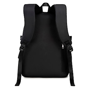 Acmebon Girl Roomy Fashion Laptop Backpack Casual Daily Backpack for Women Black