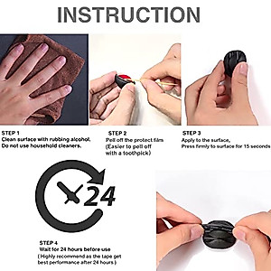 OHill Cable Clips, 16 Pack White Adhesive Cord Holders, Ideal Cable Management Cord Organizer Cable Organizer for Organizing Cable Wires-Home, Office, Car, Desk Nightstand