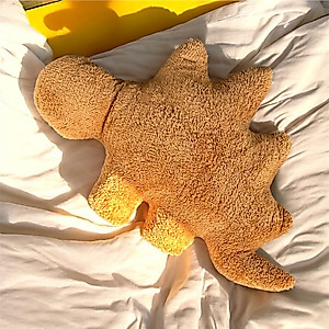 Svetlanium Dinosaur Nugget Plush Pillow - 13 * 18 inch Dino Chicken Nugget Stuffed Toy for Kids - Cute Room Decor, Fun Gifts (Stegosaurus)