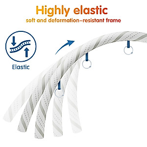 Lauon Baby Play Gym Mat, Bear Shaped 500,000 Tolerance Kick and Double Side Piano Thicken Activity Mat w 5 Detachable Toys, Tummy Time Mat Promote Motor Skills & Sensory Development Mat for Newborn