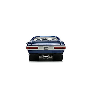 Big Time Muscle 1:24 1971Pontiac GTO Die-cast Car Dark Blue, Toys for Kids and Adults
