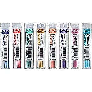 Pilot Color Eno Mechanical Pencil Lead - 0.7mm - 8 Color Set