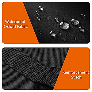 Grill Cover for Blackstone 17 inch & 22 inch Griddle with Hood and Stand, Outdoor Heavy Duty 600D Polyester Griddle Cover for Blackstone 17 inch & 22 inch Griddle