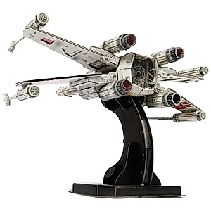 4D Build Star Wars T-65 X-Wing Starfighter 3D Model Kit, Star Wars Gifts, Star Wars Toys for Star Wars Fans & Collectors, Adults & Teens 12+