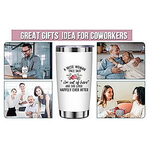 AYERMOYO Retirement Gift For Woman,Retirement Gifts, Retirement Gifts for Women 2023 Coworker, Coworker Leaving Gifts, Happy Retirement Gift For Boss, Coworkers, Friends-20Oz Retirement Tumbler