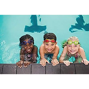 Poolmaster Swim Goggles, Lil' Guppies, 4 Pack