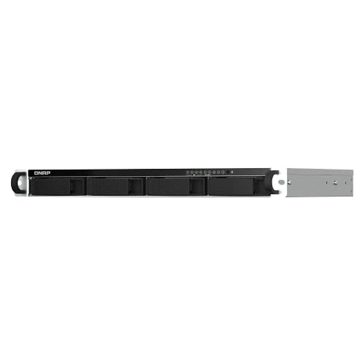 QNAP TS-464eU-8G-US 4 Bay High-Speed 1U Short Depth Rackmount NAS with Dual-2.5GbE, Intel Celeron CPU, 8GB DDR4 Memory and 2.5GbE (2.5G/1G/100M) Network Connectivity (Diskless)